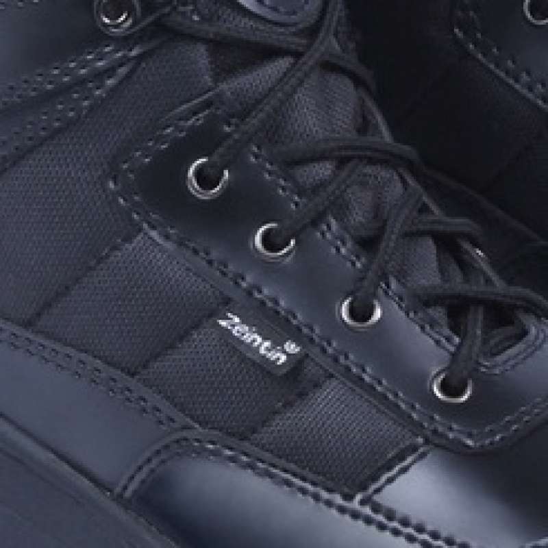 Promo Sepatu Safety Boot Bahan Kulit Asli Sepatu Pdl Tni Polri Sepatu ...