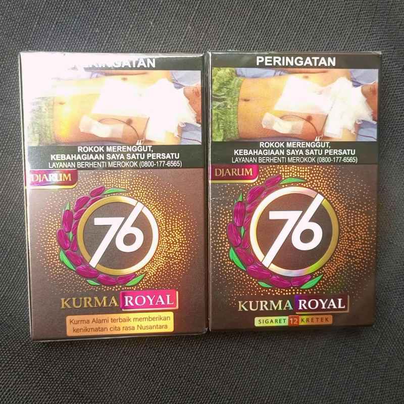Promo rokok djarum 76 royal kurma 12 btg produksi terbaru Diskon 11% di ...