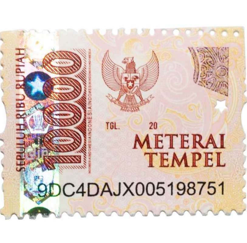 Jual Materai 10.000 [1 Pcs] Di Seller Fresh By Bliblimart Official ...
