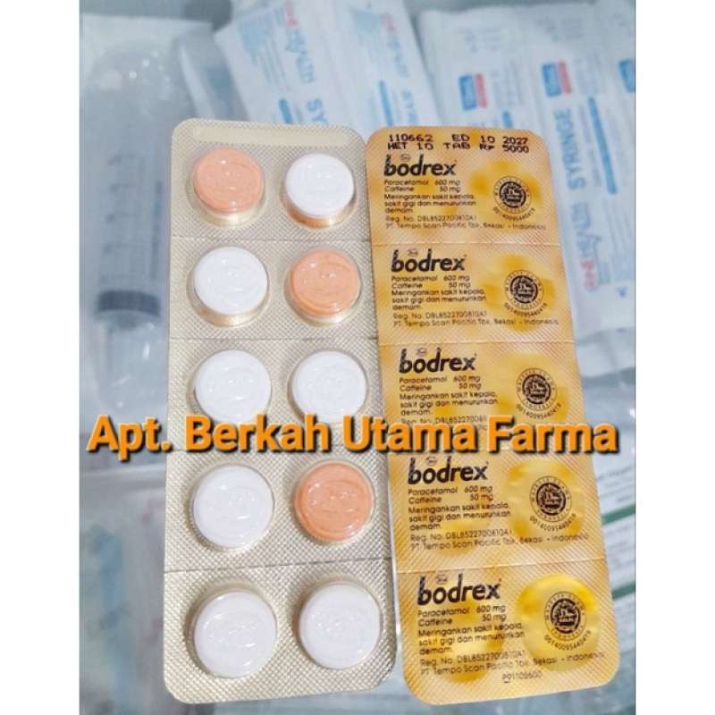 Jual Bodrex Strip Isi 10 Tablet - Exp 10/27 Di Seller Apotek Berkah ...
