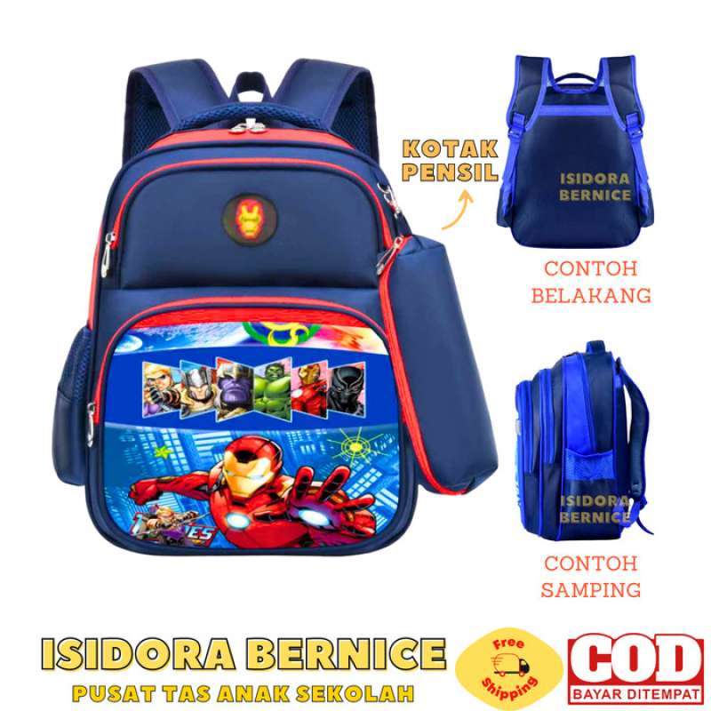 Jual Tas Anak Sekolah TK PAUD Laki Laki Superhero Baru - 531 IRONMEN di Seller Retail Indo ...