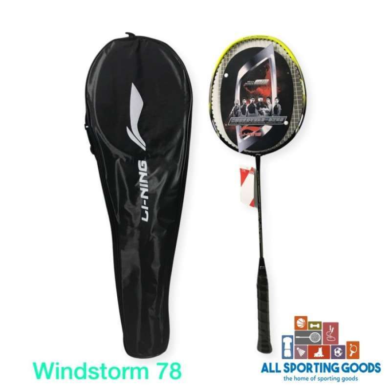 Promo Raket Badminton Bulutangkis Lining Windstorm 72 74 75 78 N9II Diskon 9% di Seller DENANT ...