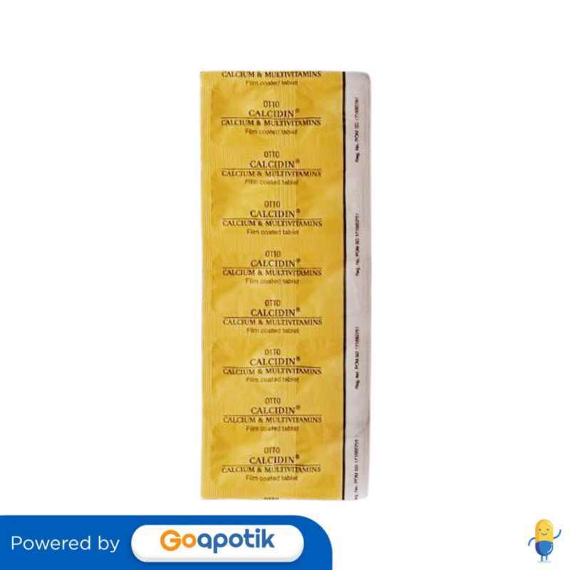 Jual Calcidin Strip 10 Tablet Di Seller Apotek Swadaya Sehat ...