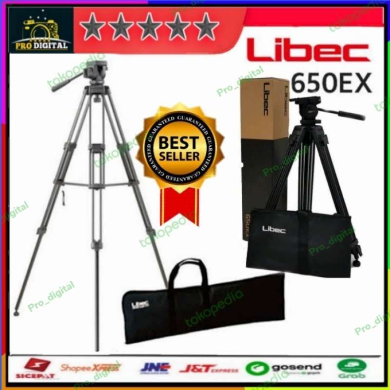 Promo TRIPOD LIBEC TH 650 EX VIDEO TRIPOD SYSTEM / LIBEC 650EX Diskon ...