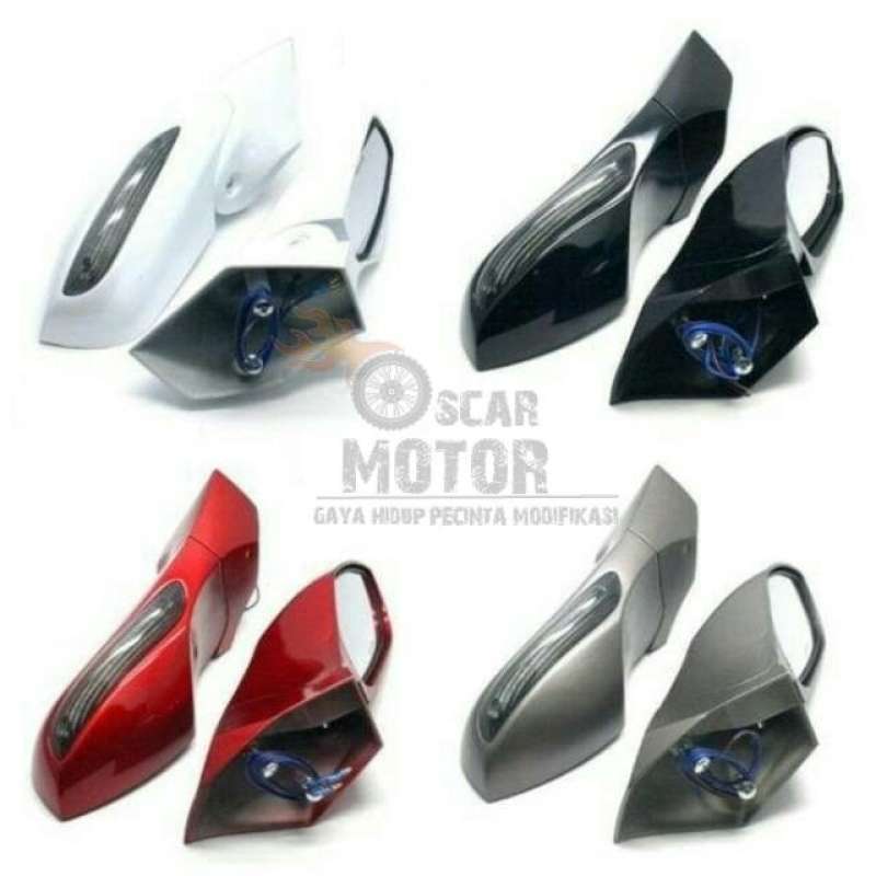 Promo KACA SPION LIPAT MODEL NMAX PLUS SEIN SPION BODY SEN LED MOTOR ...