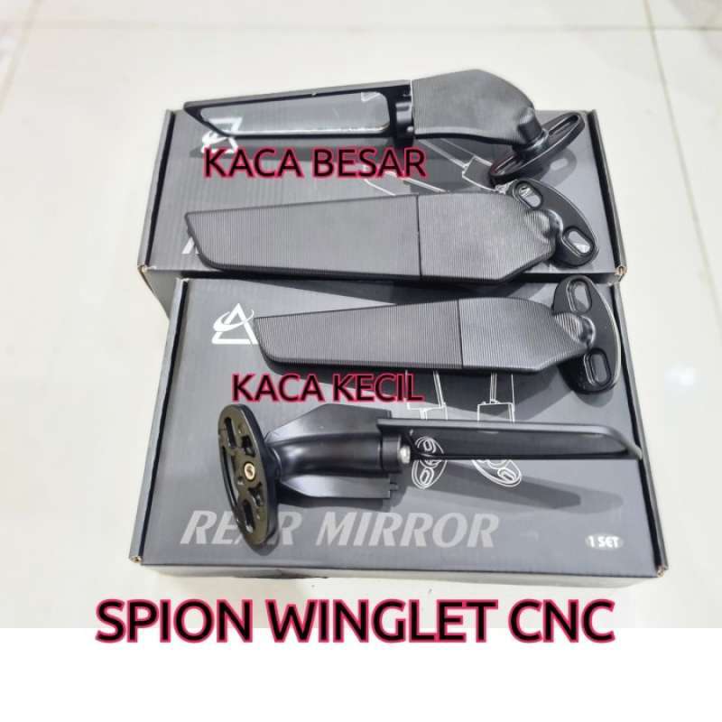 Promo SPION WINGLET CNC REAR MIRROR FERING NINJA 250/CBR /R25/R15 KACA ...