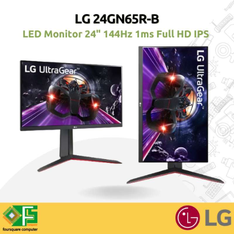 Jual LED Monitor LG 24GN65R-B 24 Inch IPS Full HD 144Hz 1ms di Seller ...
