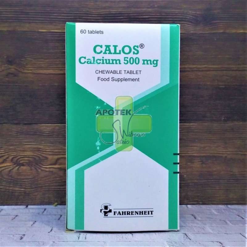 Promo SUPLEMEN CALOS CALCIUM 500MG BOTOL 60'S Diskon 33% di Seller ...