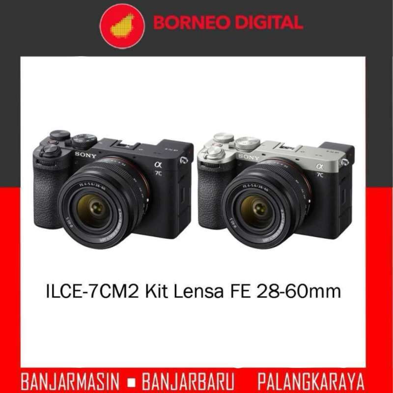 Jual SONY ALPHA 7C MARK II KIT LENS FE 28-60MM - BLACK di Seller BORNEO DIGITAL Official Store ...