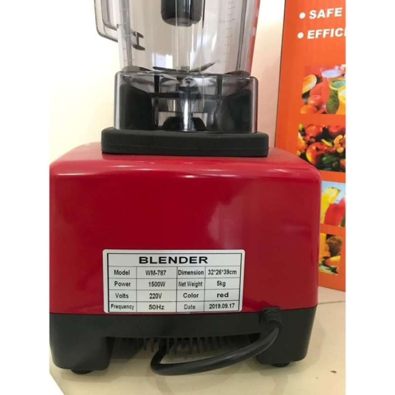 Promo New Heavy Duty Commercial Ice Blender Willman Wm-787 (Cocok Untuk Cafe) Terbaru - WM-LN998 ...