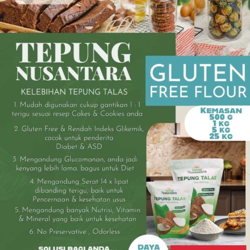 Promo Tepung Gluten Free, Tepung Talas -taro Root Flour-tepung ...