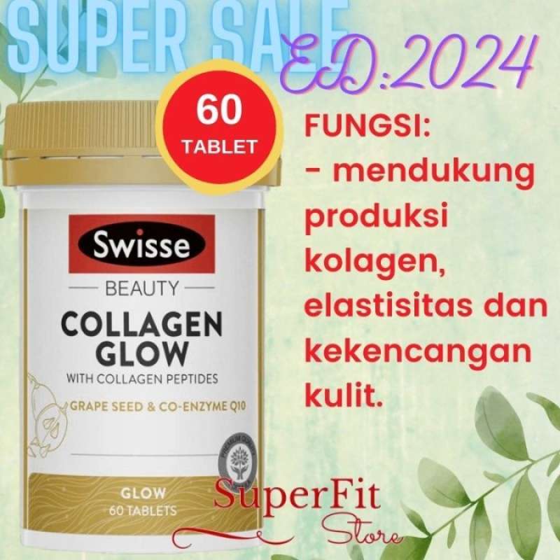 Promo SWISSE COLLAGEN GLOW PEPTIDES / SWISSE HAIR SKIN NAILS+ Diskon 33% di Seller Alfaza Shop ...
