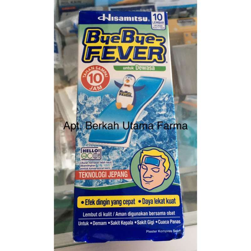 Jual Bye Bye Fever Dewasa Box isi 10 Sachet di Seller Apotek Berkah ...