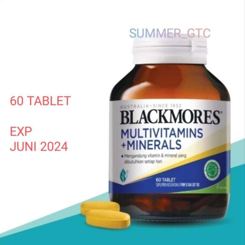 Promo Blackmores multivitamin & minerals 120 tablet 120 kapsul multivitamins Diskon 33% di ...