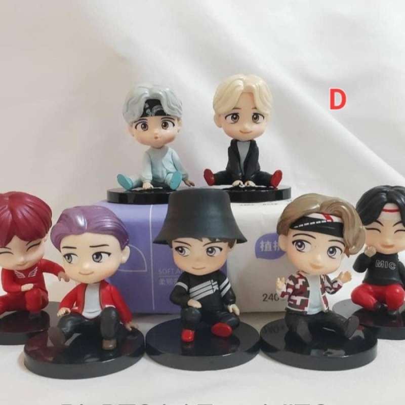 Promo Action Figure BTS KPOP - Figure set 7 - Chibi Diskon 9% di Seller ...