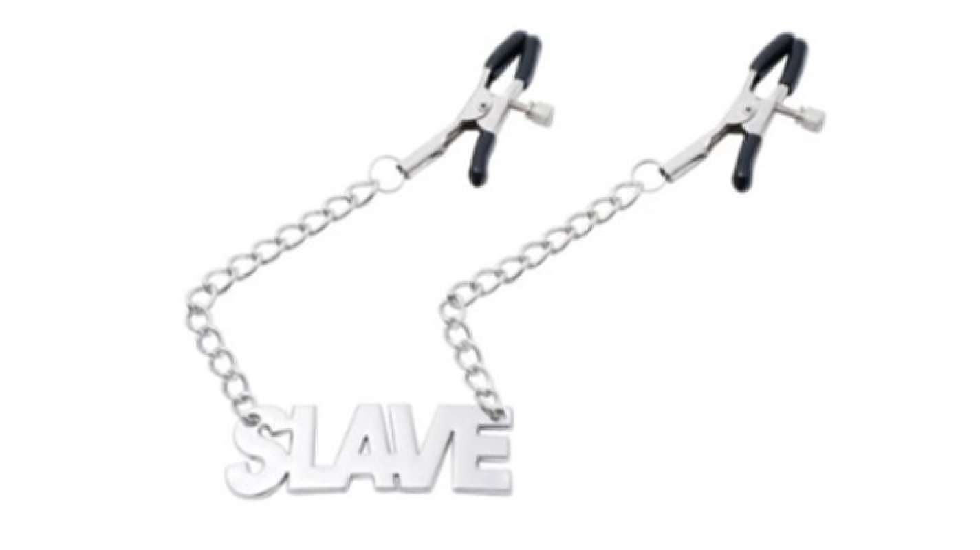 Promo Nipple Clamp Bdsm Bondages Tag Daddy Slave Slut Diskon 23% di Seller Aninda Store ID ...