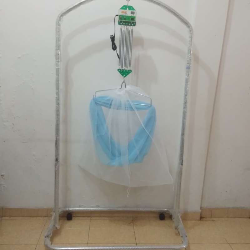 Promo Paket Lengkap Tiang Ayunan dan ayunan otomatis - Hijau Muda ...