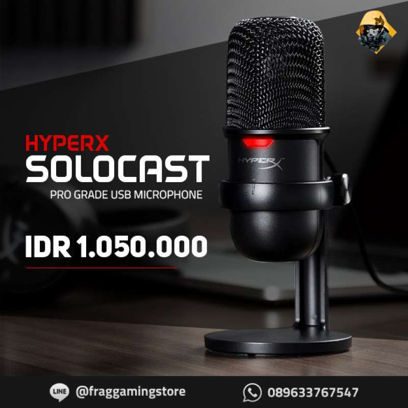 Promo Hyperx Solocast / Solo Cast / Solo Usb Gaming Microphone Mic Diskon 9% Di Seller Safka ...