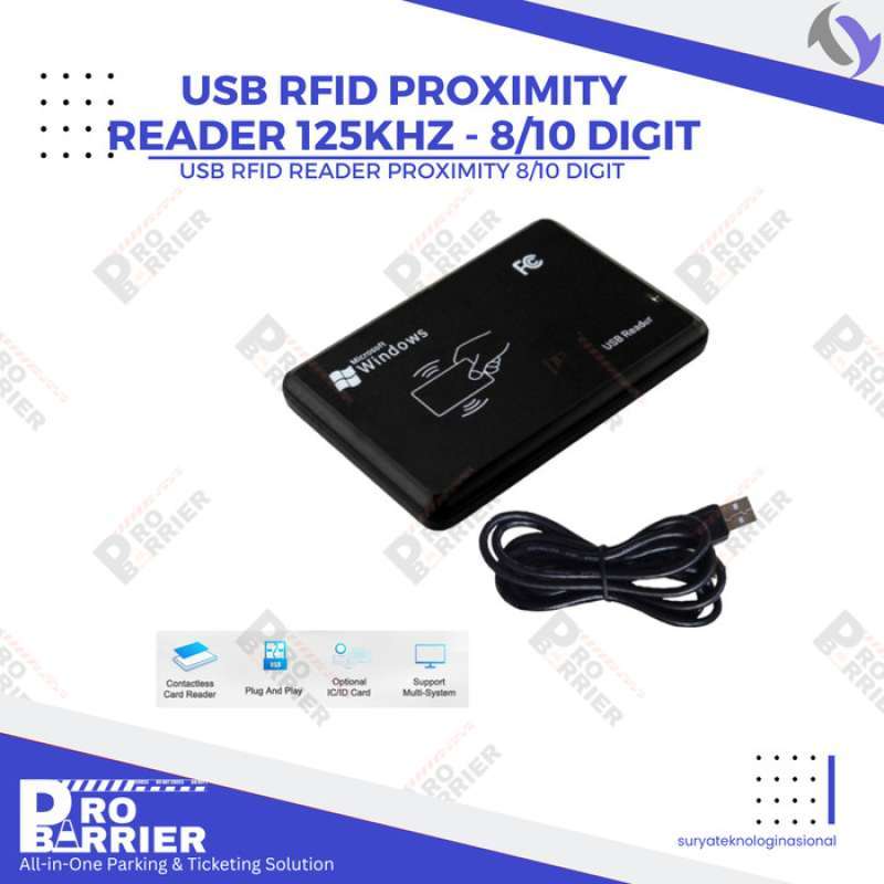 Jual USB RFID Reader 125kHz Desktop Proximity Reader di Seller Pro ...