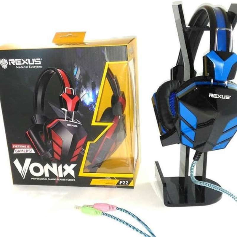 Promo REXUS VONIX F22 Headset/Headphone Profesional Gaming + Microphone ...