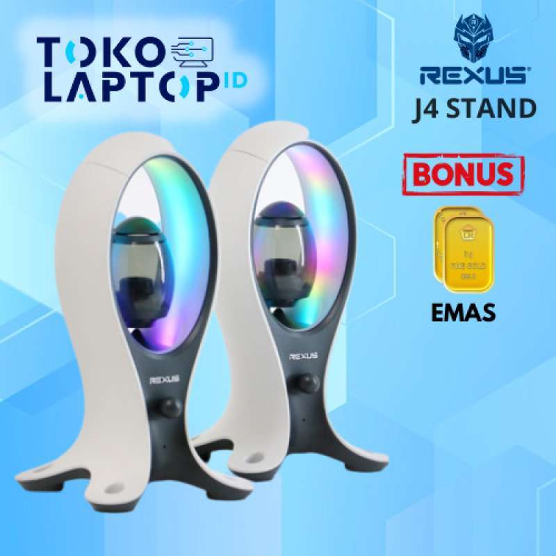 Promo Rexus J4 Astro Headset Stand Speaker Wireless RGB Diskon 9% di ...