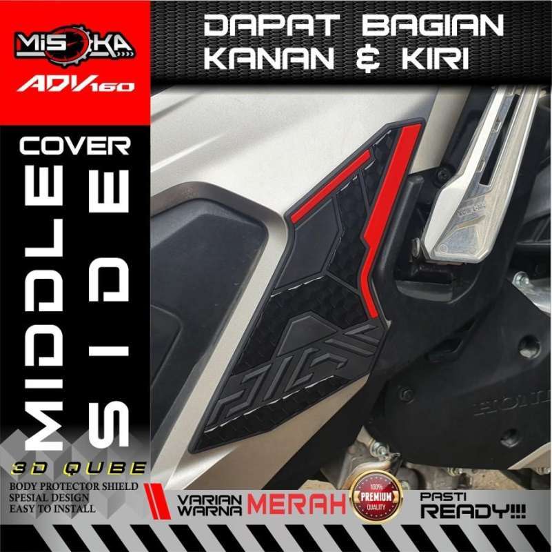 Jual Misoka Middle Side Foot Step Cover ADV 160 Rubber Karet BUKAN ...