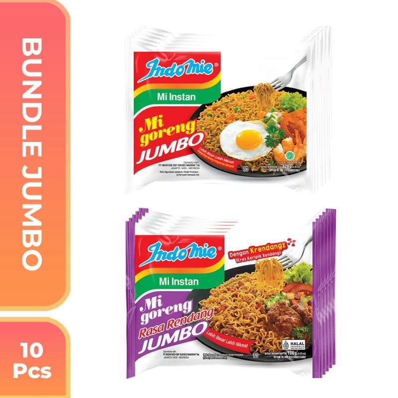 Jual Bundle Indomie Jumbo Isi 10 Pcs Di Seller Indomie Official Store ...