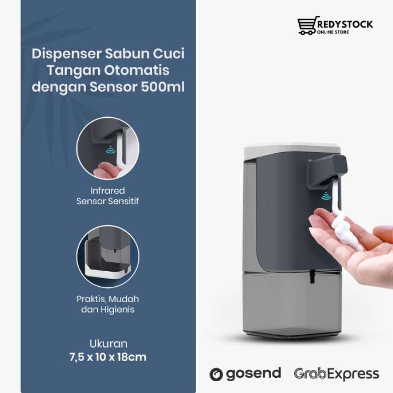 Promo AUTOMATIC HAND SANITIZER / SOAP DISPENSER FOAM / GEL SENSOR 500ml ...