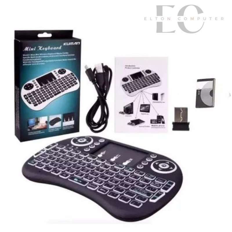 Jual Mini Keyboard I8 Backlit Mouse Keypad Wireless Touchpad I8 Keyboard Mini Led Wireless