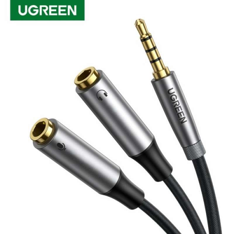 Promo Ugreen Kabel Headset Adapter Jack 3.5mm Y Splitter To Mic & Audio ...