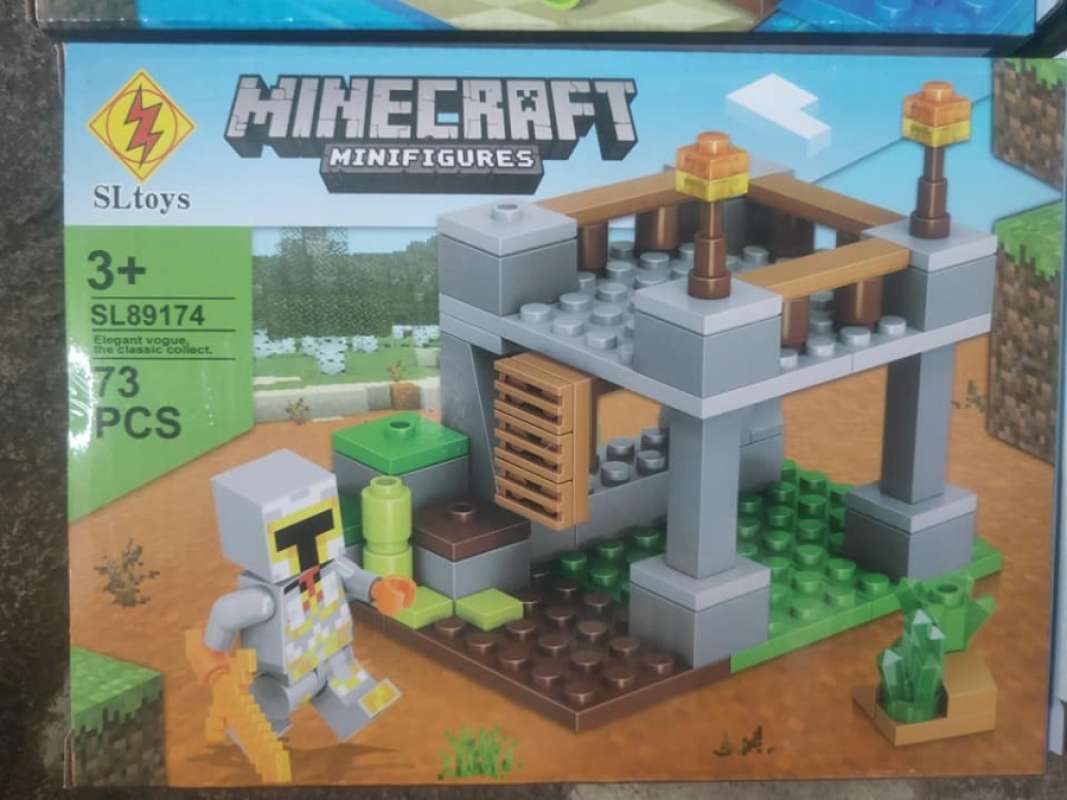 Promo Mainan Balok Minecraft Bricks Blocks isi 4 box Diskon 22% di ...