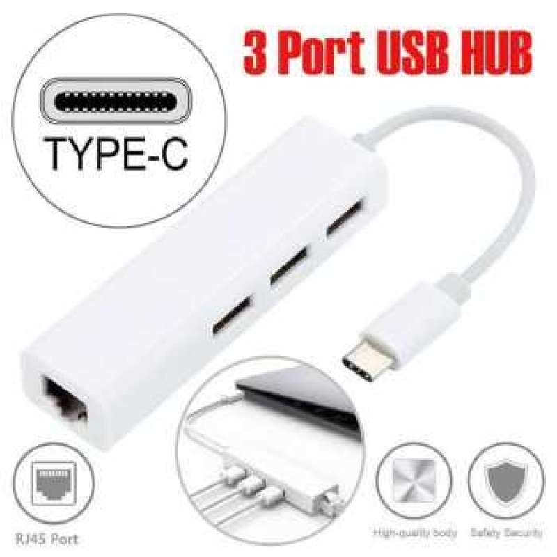 Promo Kabel Konektor Usb Type C To Ke Lan Adapter Converter Rj45 Ethernet Diskon 9% Di Seller ...