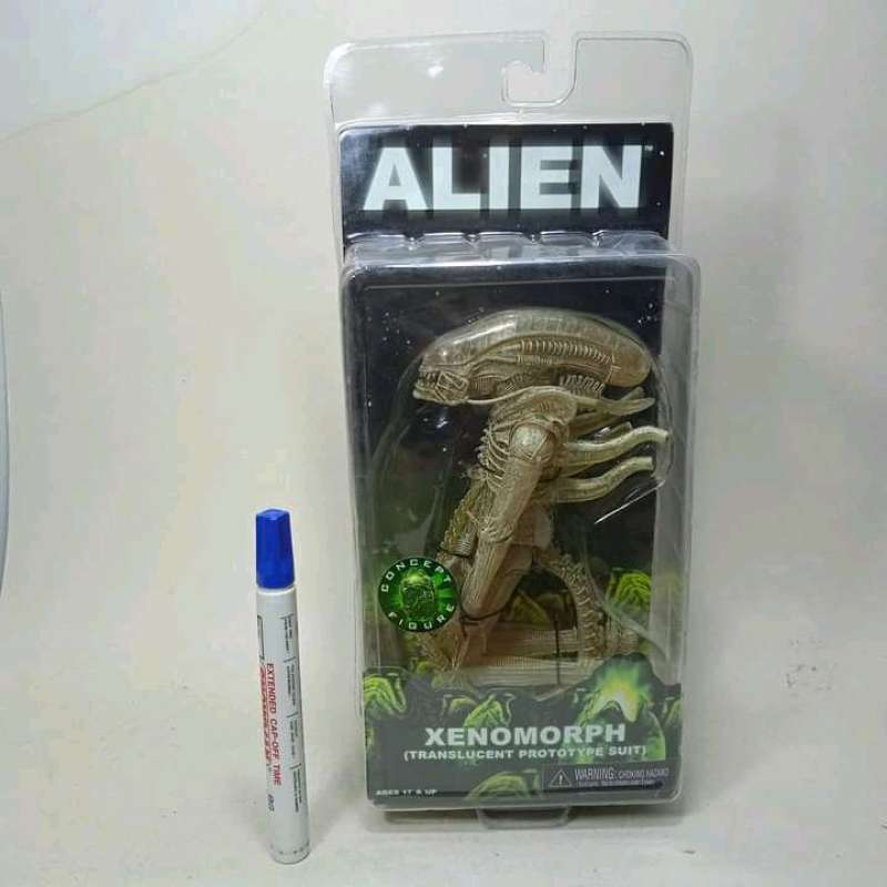 Jual Mainan Alien Xenomorph Translucent Prorotype Suit Neca Tinggi ...