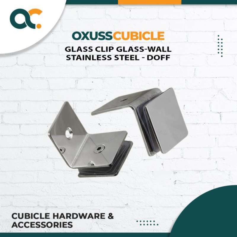 Promo Glass Clip Kaca - Tembok Stainless Steel (finishing doff ...