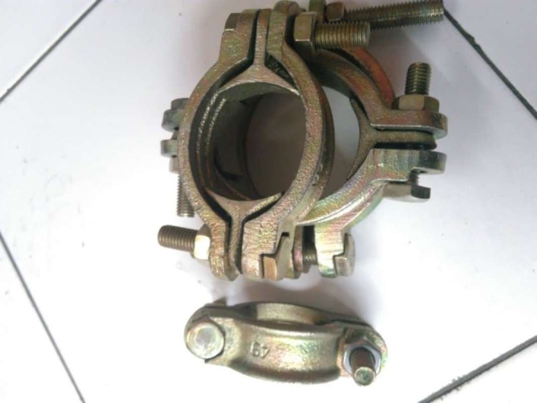 Promo Klem Double Bolt 1-1/2 Klem Db 60 Clamp Heavy Duty Besi Tebal ...