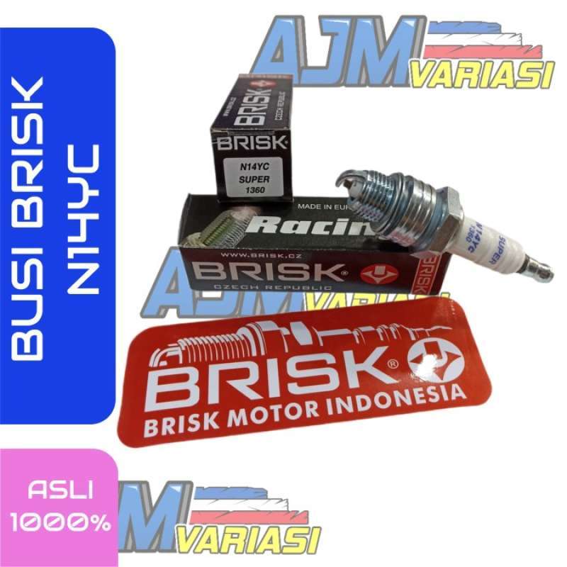 Promo Busi Motor Brisk Copper Racing N14YC Diskon 9% di Seller ADZANA ...