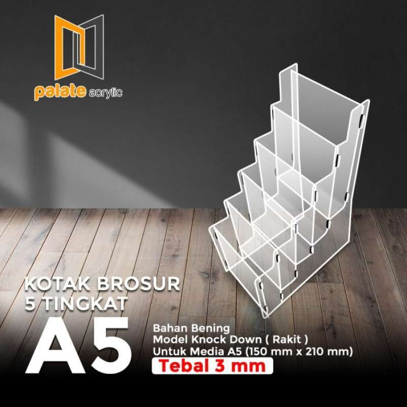 Jual TEMPAT BROSUR A5 5 SUSUN /AKRILIK RAK BROSUR A5 5 LAYER 3MM ... Jual TEMPAT BROSUR A5 5 SUSUN /AKRILIK RAK BROSUR A5 5 LAYER 3MM ...