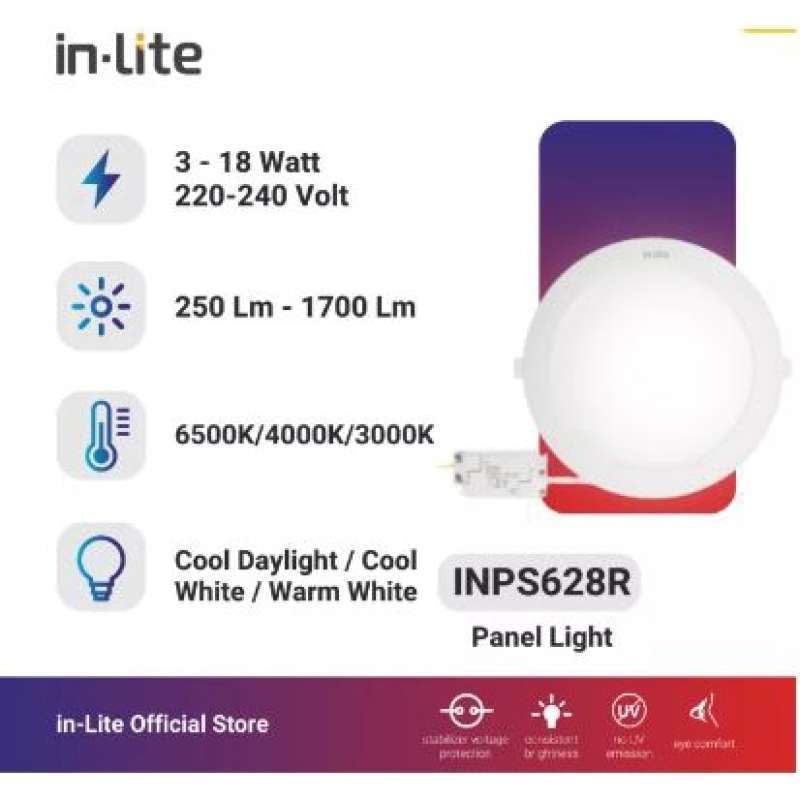 Jual Lampu Downlight InLite LED 12w 12 Watt Lampu In-Lite panel bulat ... Jual Lampu Downlight InLite LED 12w 12 Watt Lampu In-Lite panel bulat ...