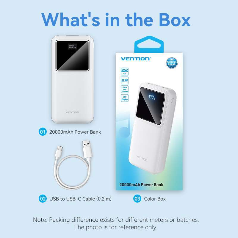 Promo Vention Powerbank Fast Charging Led Display Qc Pd Usb A Type C 22 ... Promo Vention Powerbank Fast Charging Led Display Qc Pd Usb A Type C 22 ...