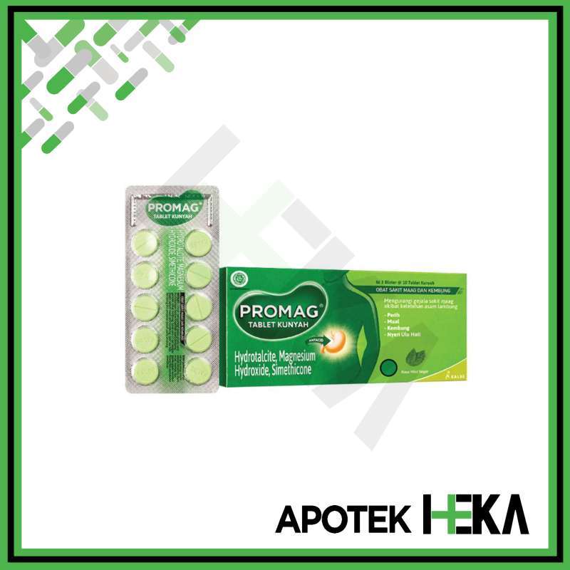 Jual Promag Tablet Kunyah 3 Blister 10 Tablet Terbaik November 2025 ...