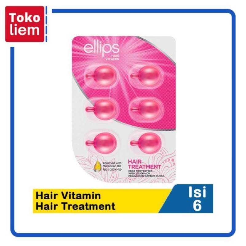 Jual Ellips Hair Vitamin (Pink) Hair Treatment 6X1ml di Seller Toko ...