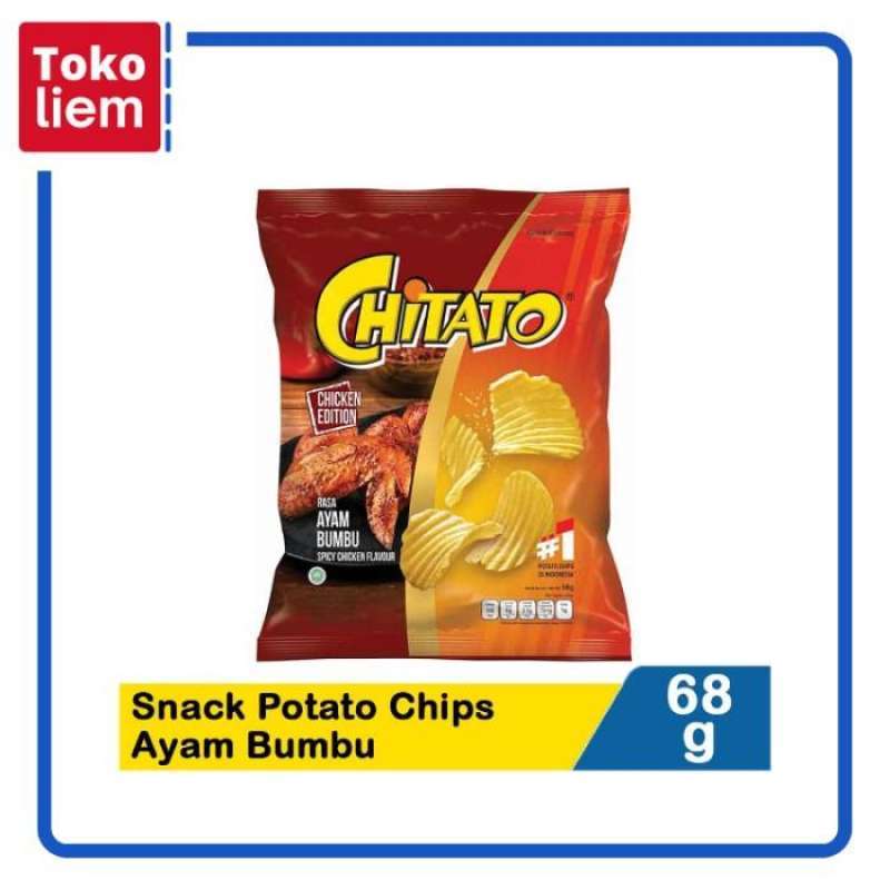 Jual Chitato Snack Potato Chips Ayam Bumbu 68G di Seller Toko Liem ...