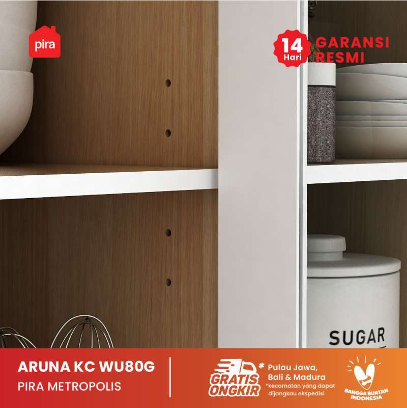 Promo Pira Metropolis Ox - Aruna Kc Wu80g Rak Gantung Dapur / Kitchen ...