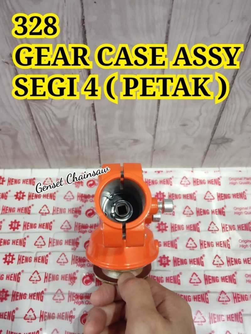 Promo Gear Case Assy Kepala Pisau Mesin Potong Rumput 328 Model Segi 4 Petak Diskon 33% Di ...