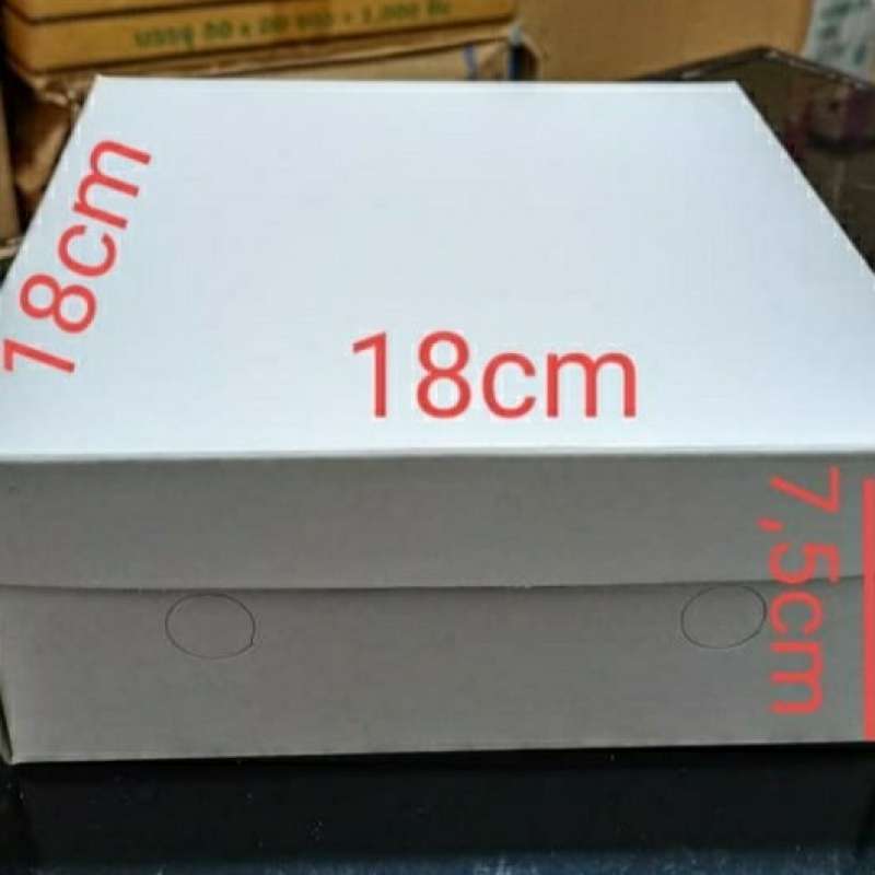 Promo BOX NASI/DUS NASI 18X18 TBL POLOS Diskon 50% di Seller Lorena ...
