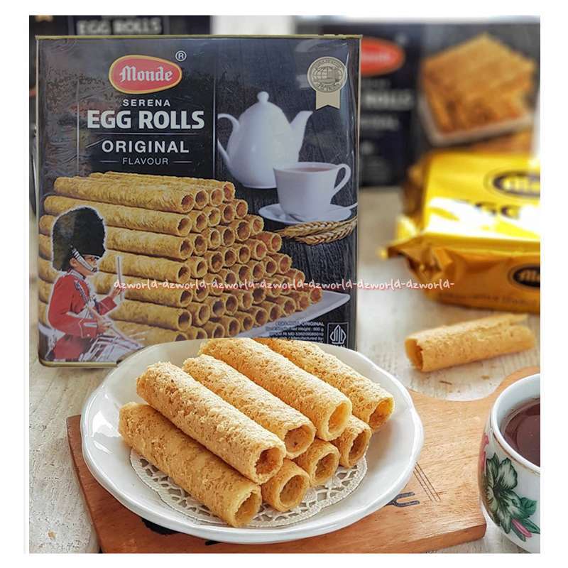 Jual Monde Egg Roll 300gr Kemasan Kaleng Wafer Eggroll Serena Monde ...