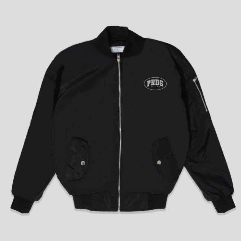 Promo Prodigo * Bomber Jacket Black Palopo Motif 2 I Jaket Bomber Pria ...