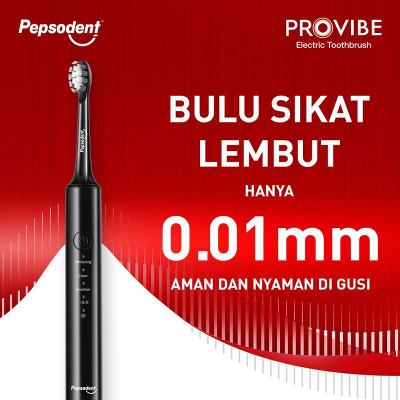 Promo Pepsodent Provibe Electric Toothbrush Starter Kit Diskon 12% Di ...