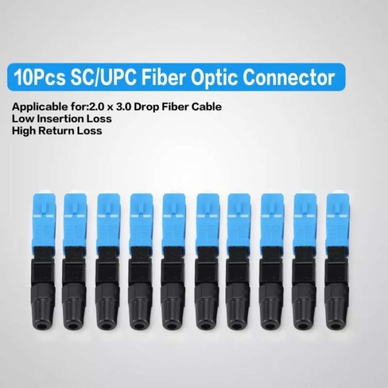 Promo Fast Connector FO Fiber Optic SC UPC 10 PCS Diskon 9% di Seller SAFKA STORE - Mekarsari ...