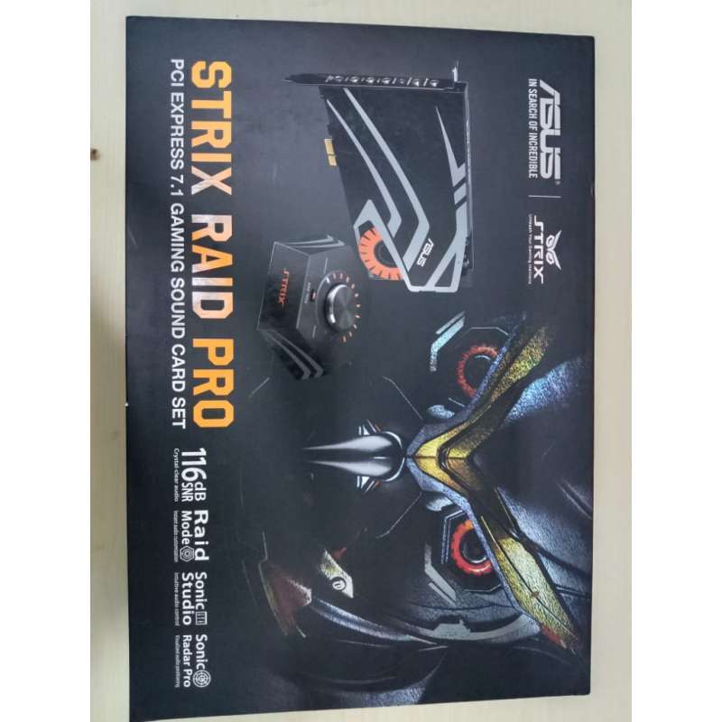 Jual Asus Strix Raid Pro 7.1 Pcie Internal Soundcard With Eksternal ...
